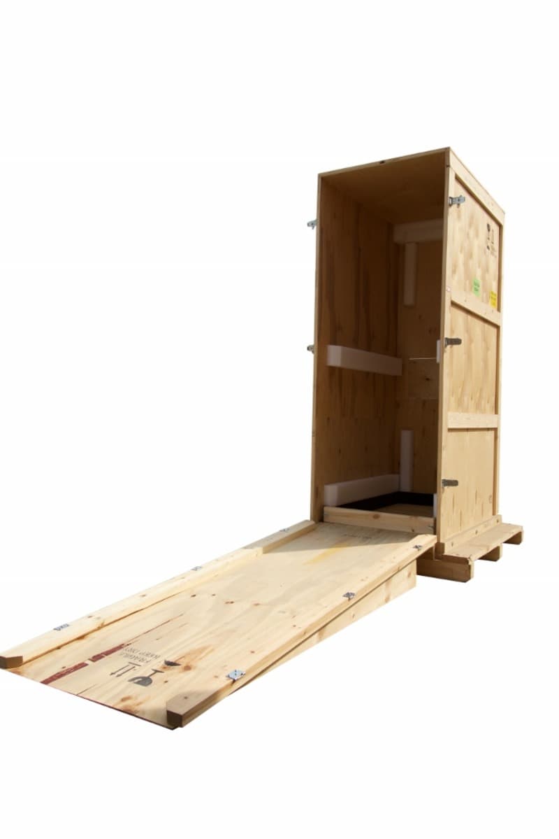 Tall Pallet Box - 2 Cubic Metre Wooden Storage Box - Keep Safe Storage